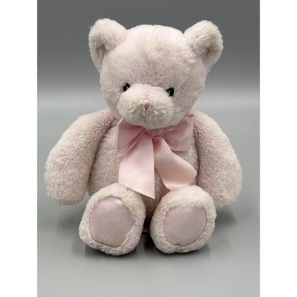 Bearington | Toys | Bearington Baby Collection Pink Teddy Bear W Satin ...